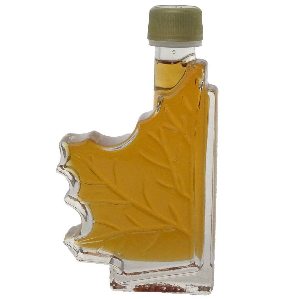 Maple Syrup, Glass Half Leaf, 3.4 oz. — The Bramble Patch