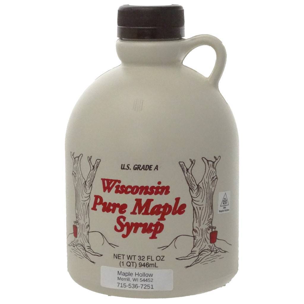 MAPLE SYRUP ONE QUART PLASTIC 32 oz — The Bramble Patch