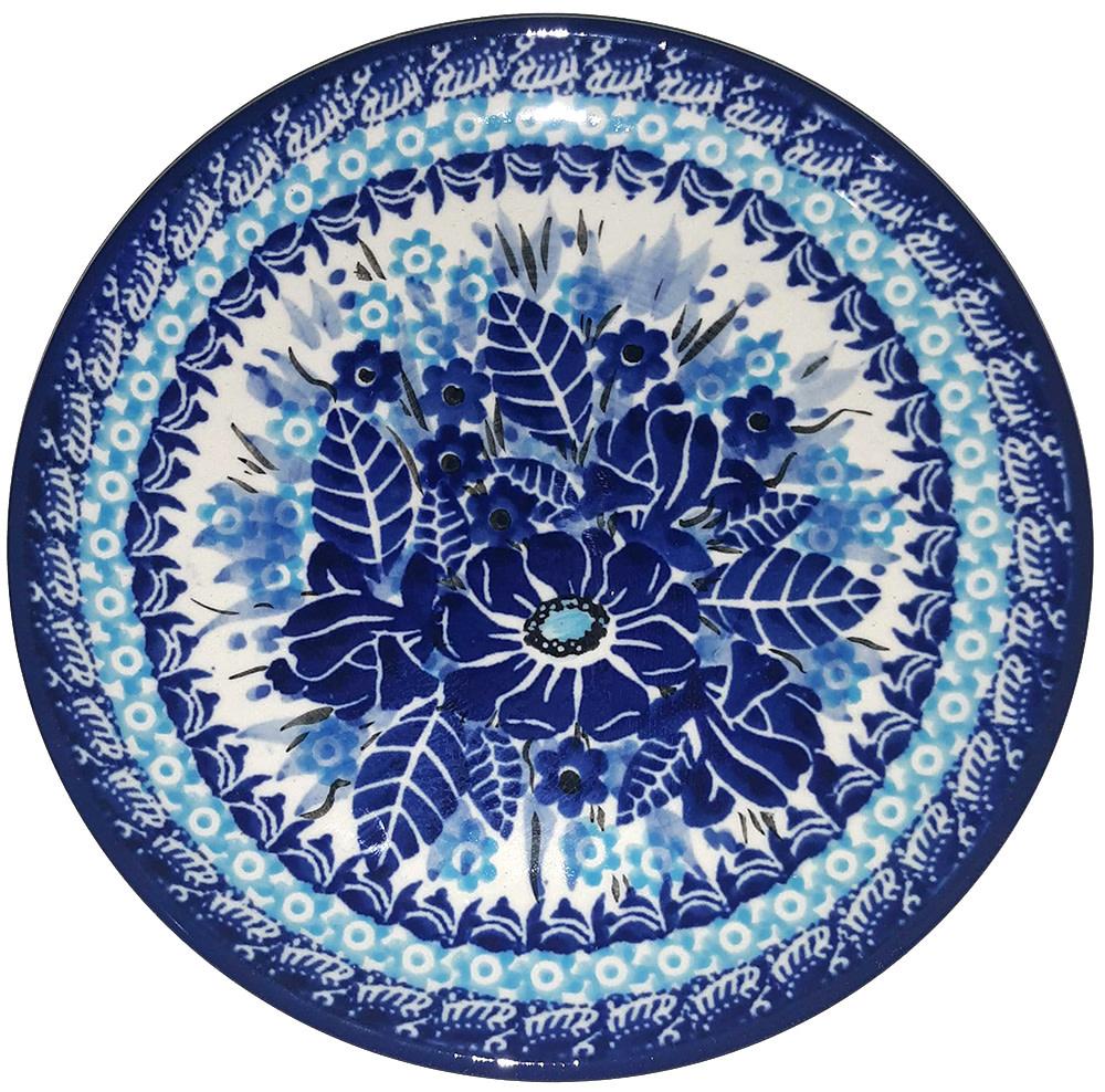 Polish Pottery Bread & Butter Plate Melrose Blue Signature — The ...